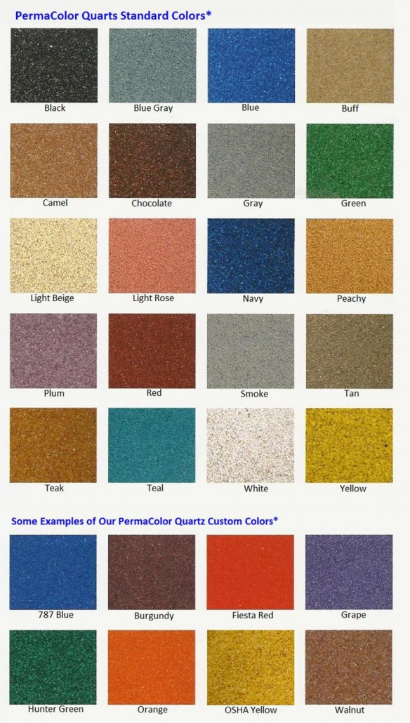 Estes Color Chart – HoverTrowel